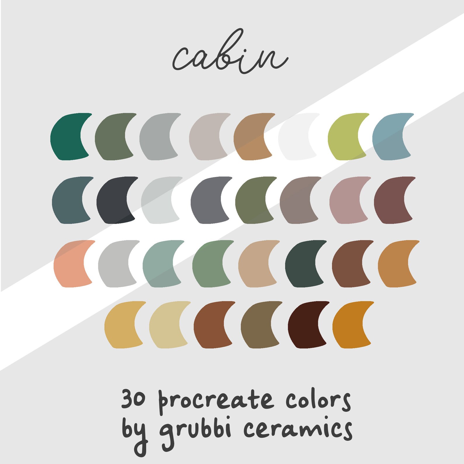 Procreate Color Palette Colour Swatches Swatch Ipad | Etsy