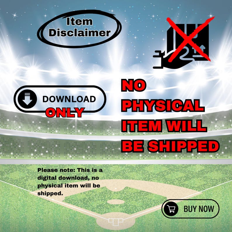 Editable Baseball Ticket Template, Custom Sport Gift (digital Download ...