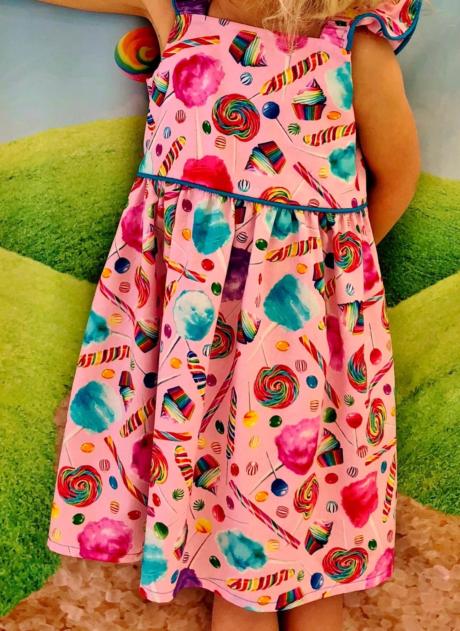 Candyland Party Dress Cotton Candy Dress Cupcake Dress - Etsy