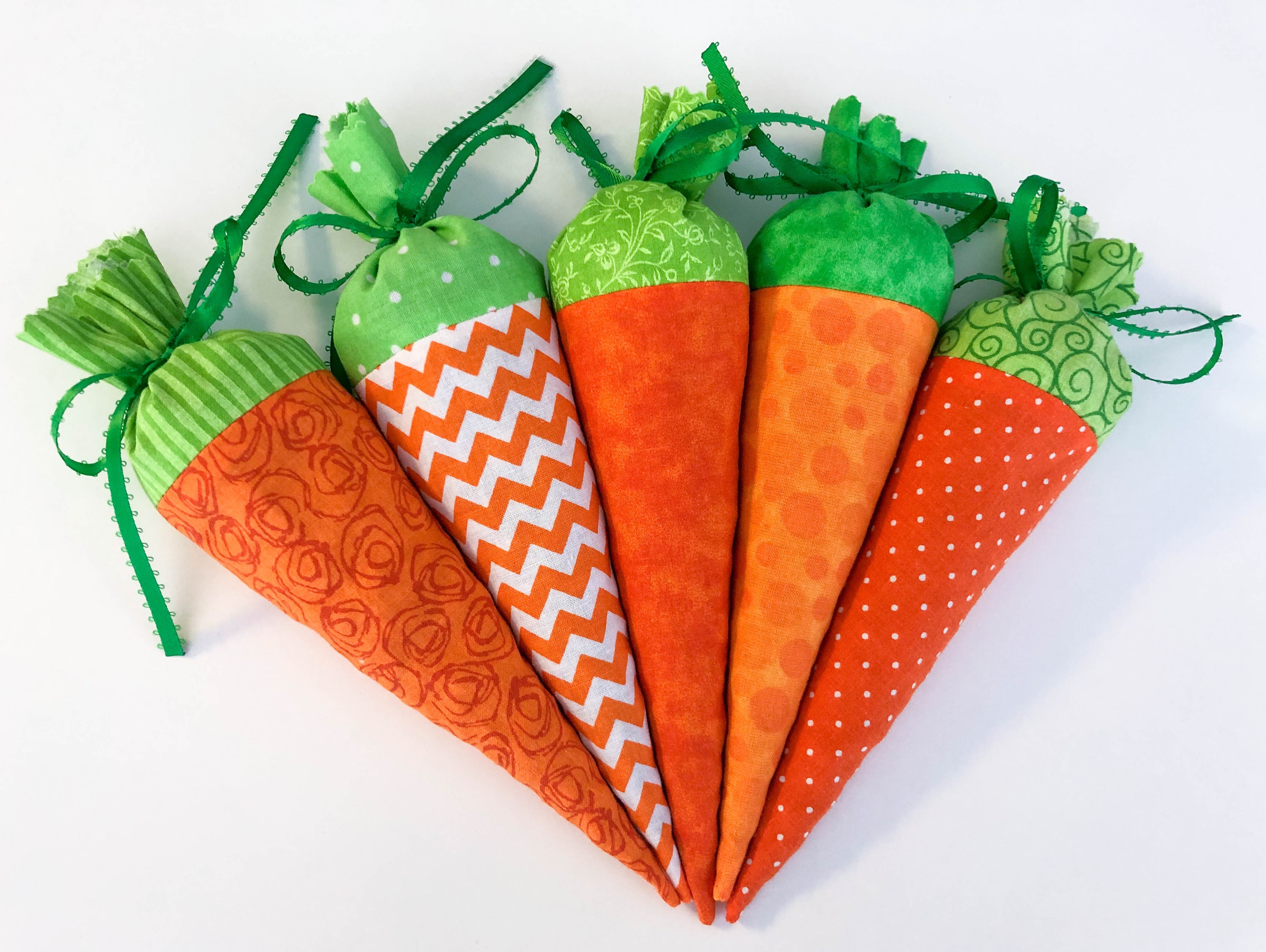 Easter Basket Stuffers Easter Party Favors Fabric Carrots | Etsy