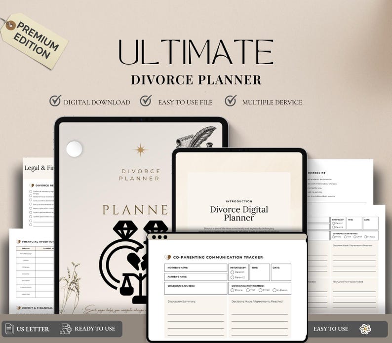 Divorce Planner | Emotional & Practical Life Transition Guide ...