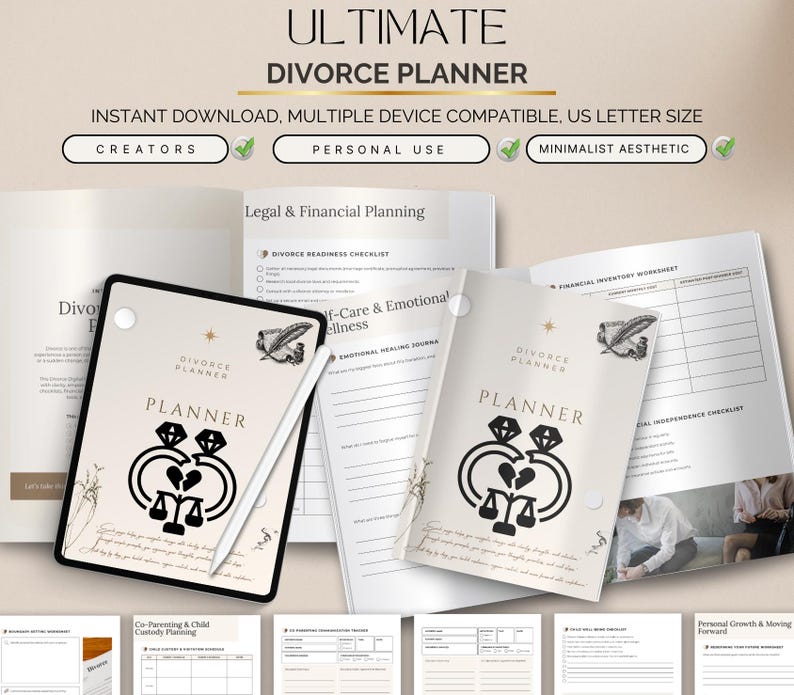 Divorce Planner | Emotional & Practical Life Transition Guide ...