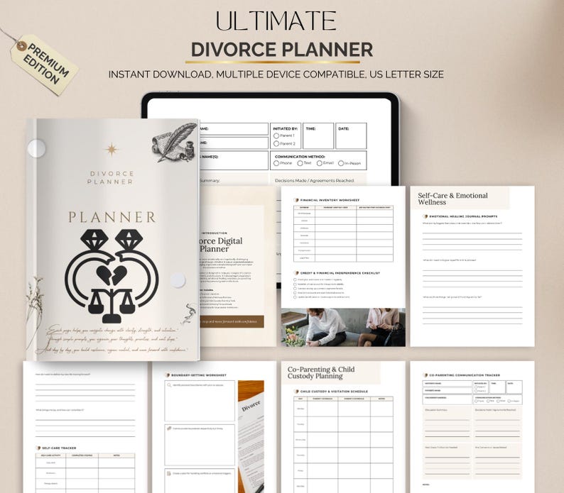 Divorce Planner | Emotional & Practical Life Transition Guide ...
