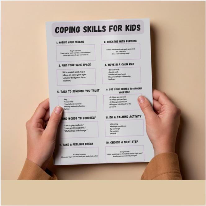 Coping Skills & Problem Solving Posters for Kids | SEL Classroom Bundle ...