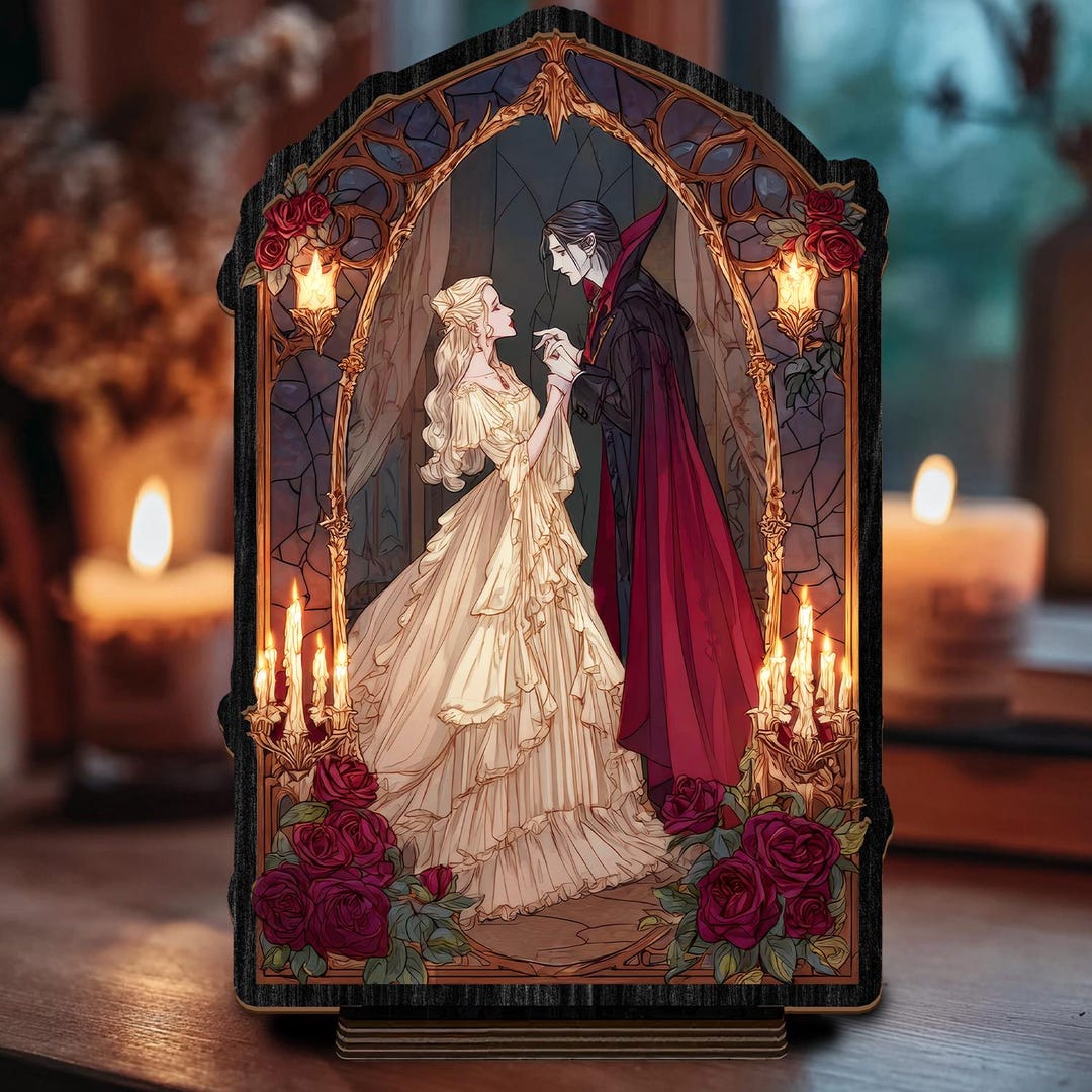 The Phantom of the Opera Suncatcher Candle Holder:gothic Valentine Gift ...