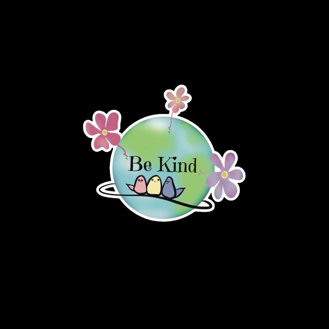 Be Kind Vinyl Sticker - Etsy