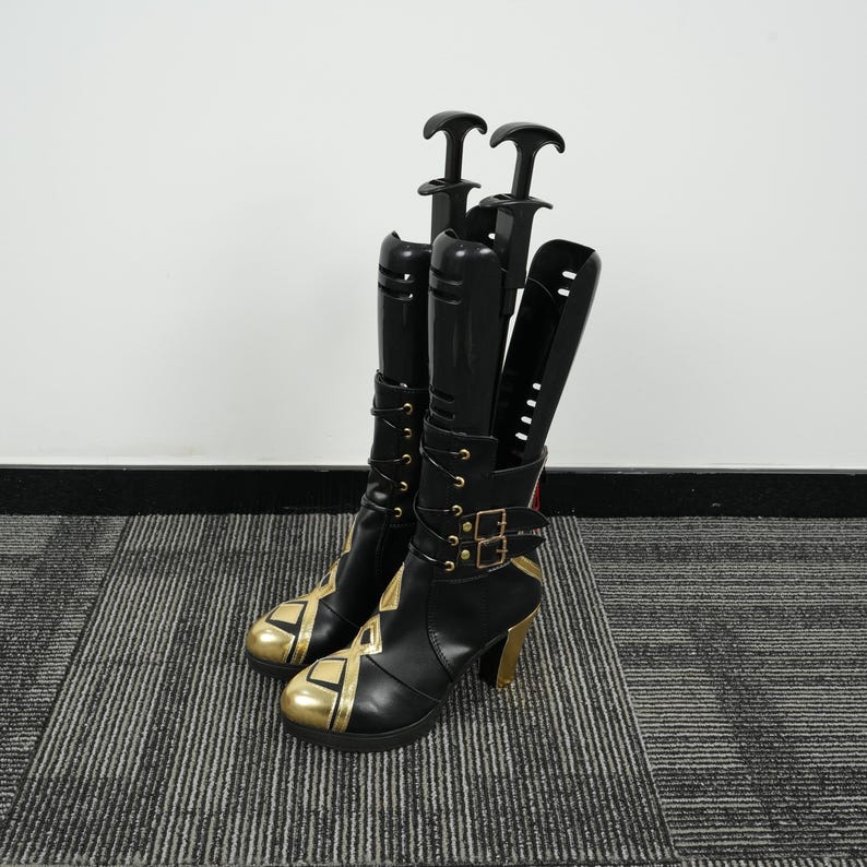 Arlecchino Cosplay Boots Custom Made | Handmade Genshin Anime Shoes - Etsy