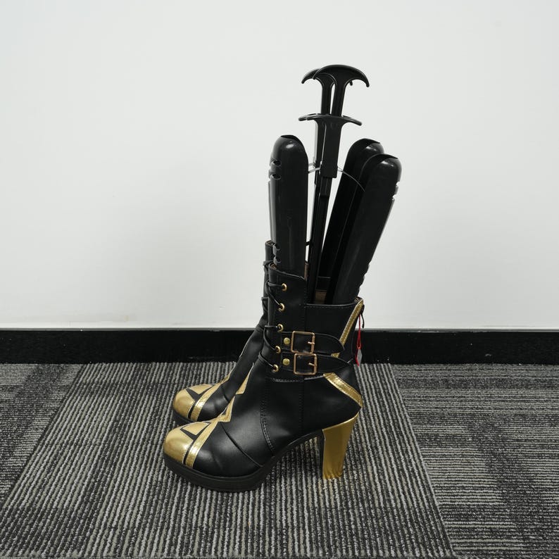 Arlecchino Cosplay Boots Custom Made | Handmade Genshin Anime Shoes - Etsy