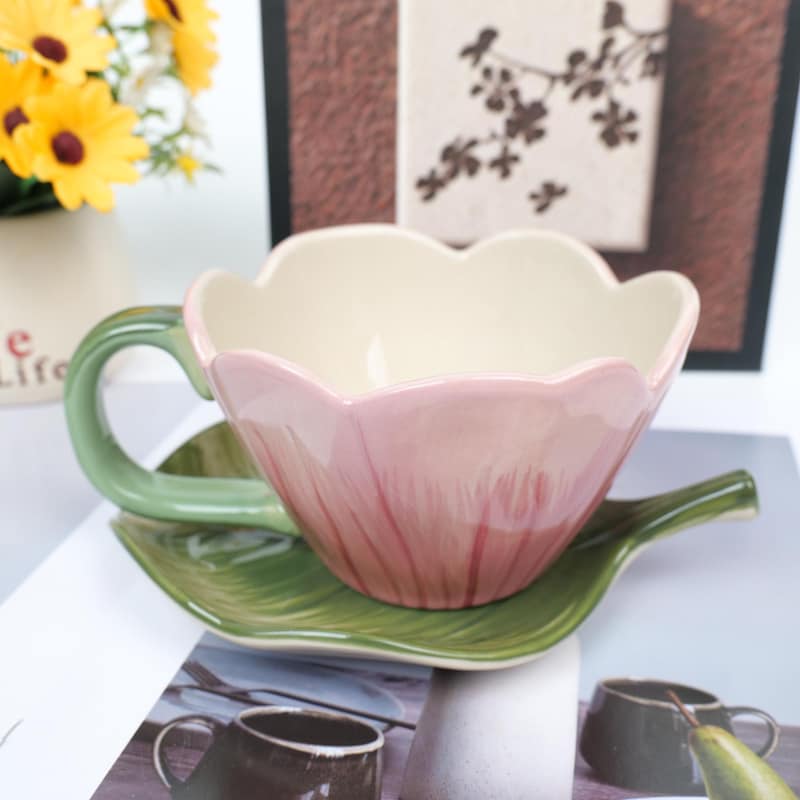 Flower Shaped Tea Mug - Etsy