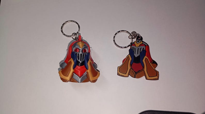 Zed League of Legends Emote Keychain | 3D Printed Lol Champion Charm - Etsy