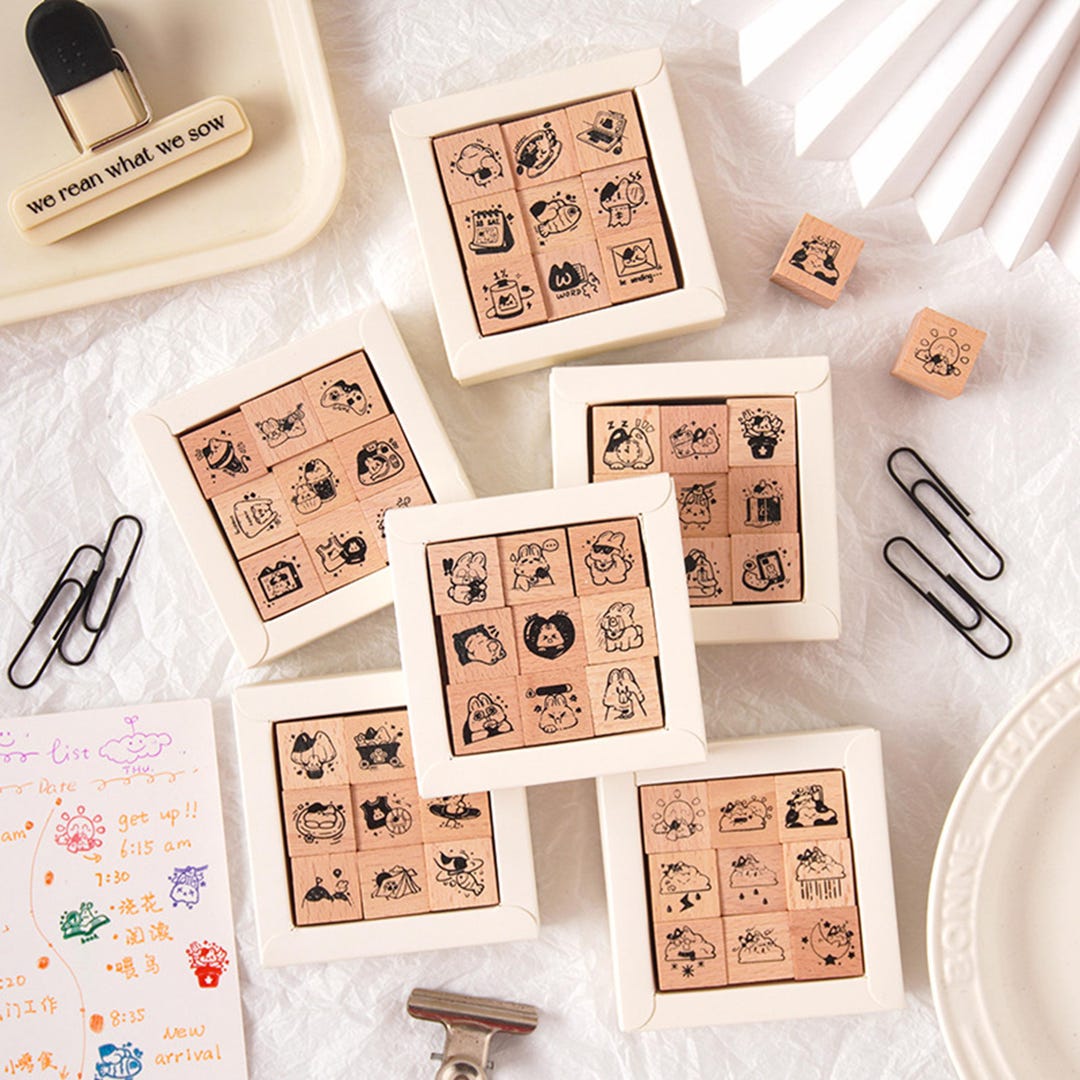 Animal Weather Stamps for Bullet Journal – Illustrated Cartoon ...