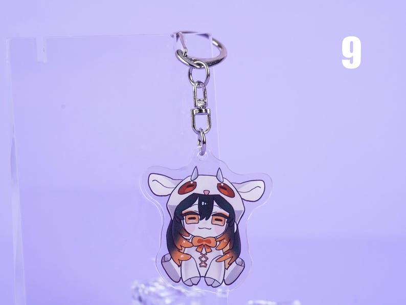 Gachiakuta Chibi Animal Acrylic Keychain Set - Cute Fandom Charms for ...