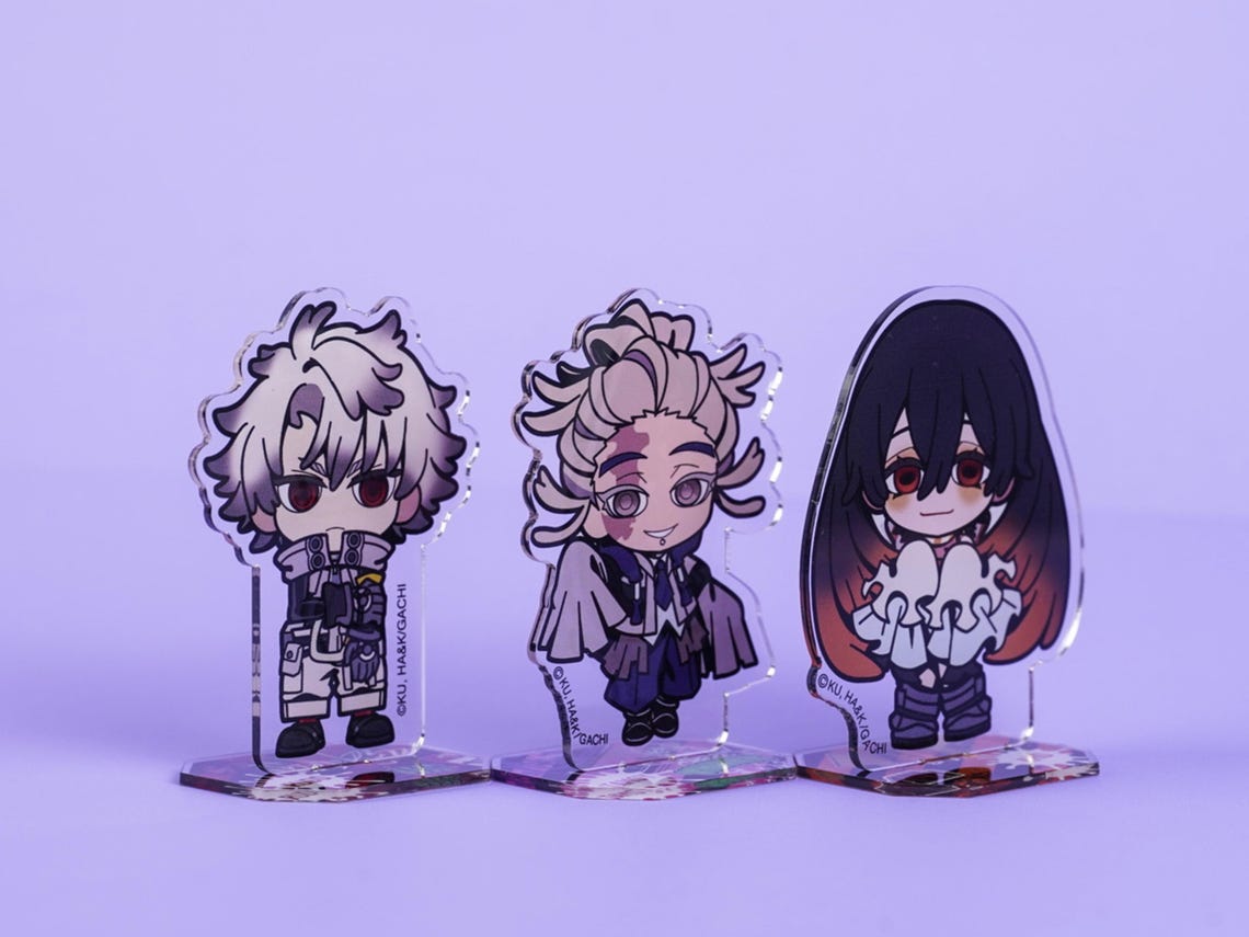 Gachiakuta Rudo, Amo Empool & Tamsy Caines 7cm Chibi Acrylic Standee ...
