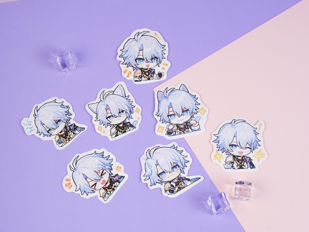 Honkai: Star Rail Phainon Chibi Waterproof Sticker Set - Character ...