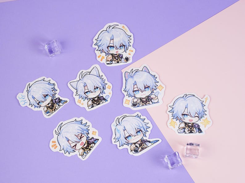 Honkai: Star Rail Phainon Chibi Waterproof Sticker Set - Character ...