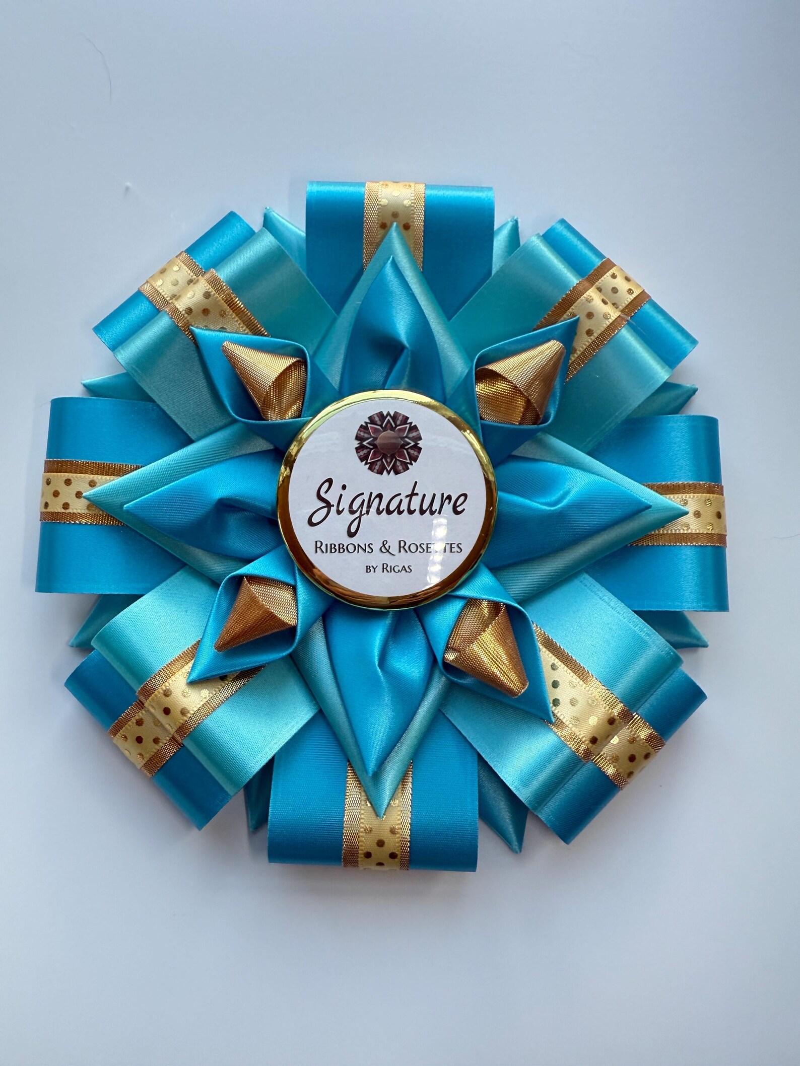 Personalized Dog Show Award Ribbon: Luxe Style Custom Rosette, 20 ...