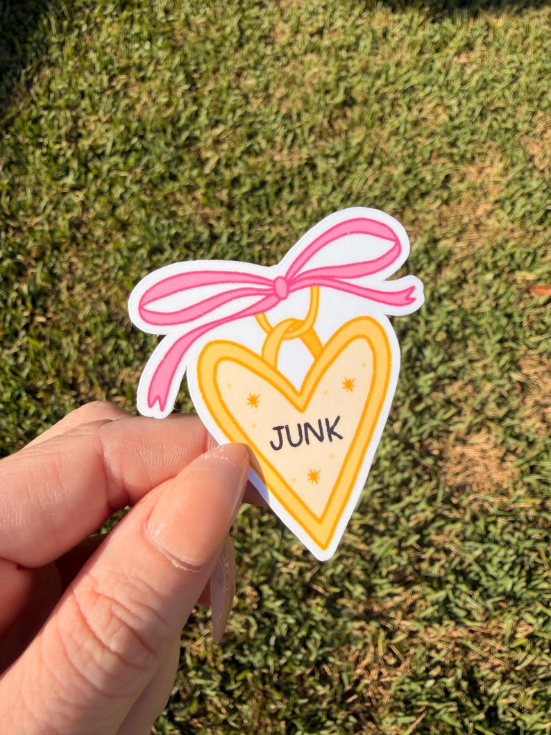 Vinyl Waterproof Sticker | Junk Locket Sticker | Cute Aesthetic Decal ...