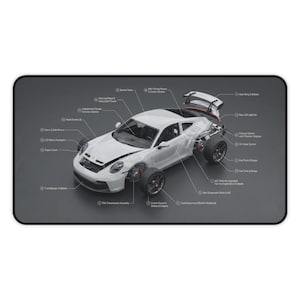 Porsche 911 GT3 Exploded View Desk Mat - Etsy