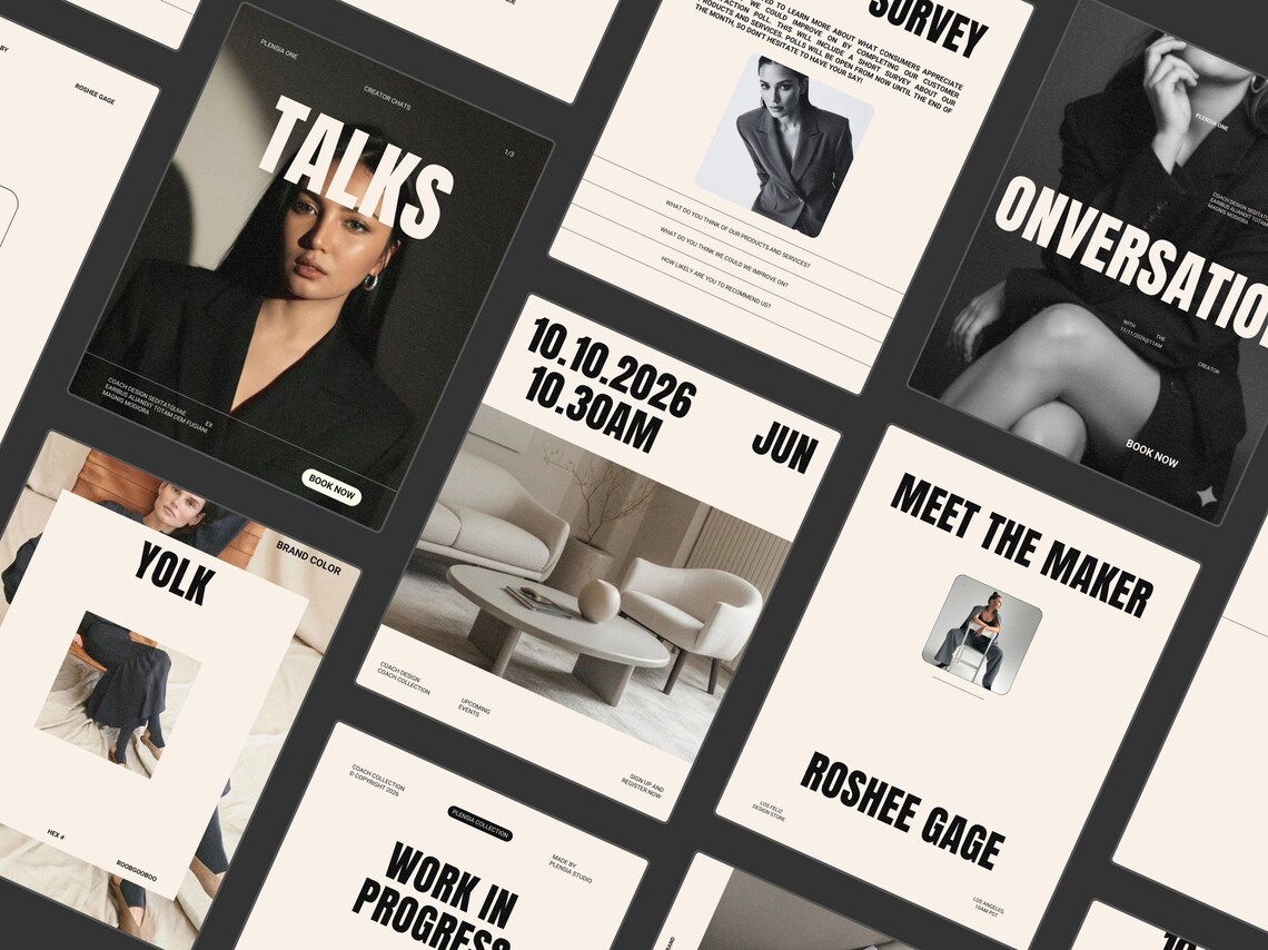 Life Coach Instagram Templates | Wellness Social Media Kit (canva) - Etsy