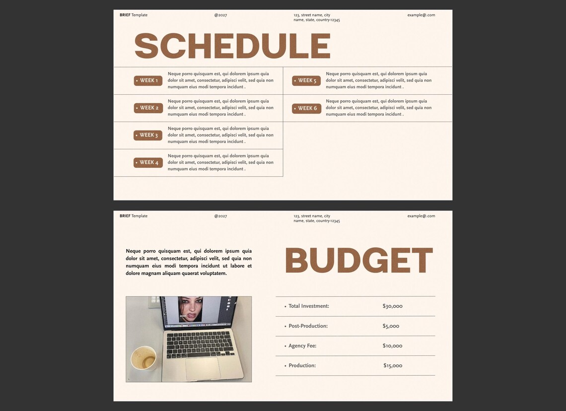 Business Implementation Plan Template Canva | Consulting Project ...