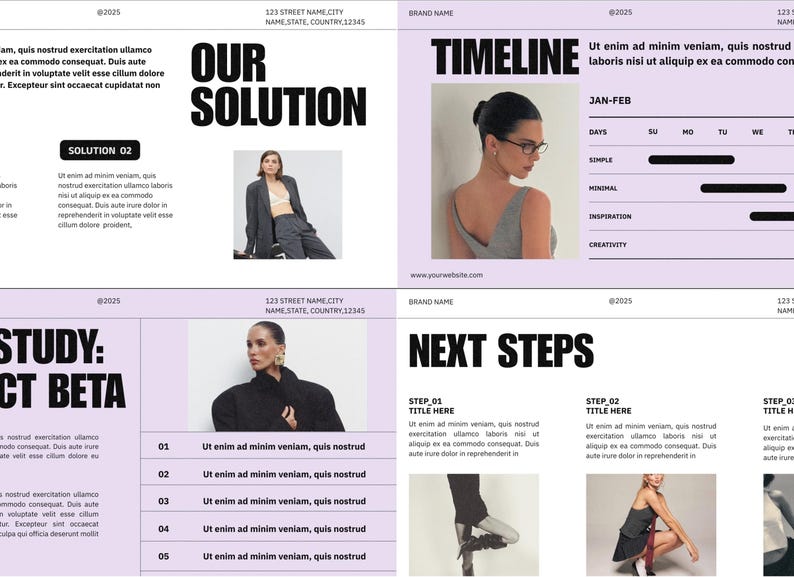 Business Proposal Template Canva | Project Pitch Deck | Consulting ...