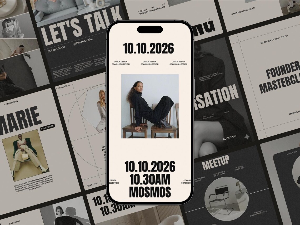 Life Coach Instagram Templates | Wellness Social Media Kit (canva) - Etsy