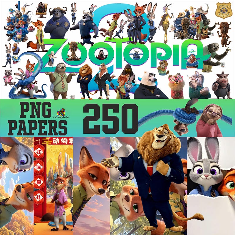 Zootopia Crafts for Kids - Etsy