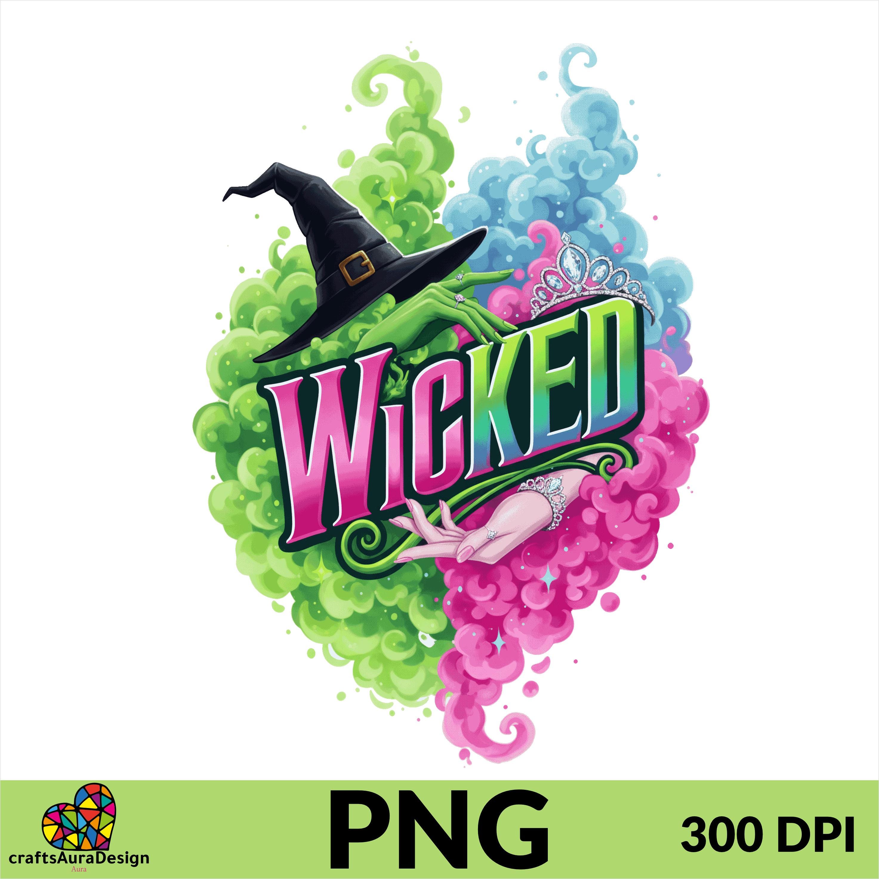 Wicked PNG Bundle, Elphaba, Glinda Graphics (digital Download) - Etsy
