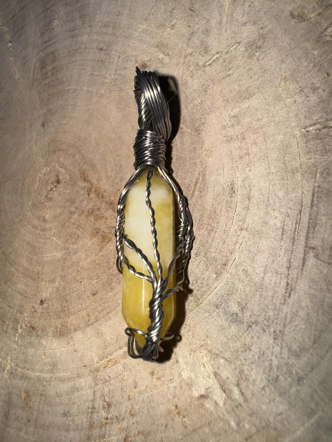 Tree of Life Double Terminated Wire Wrapped Pendant - Etsy