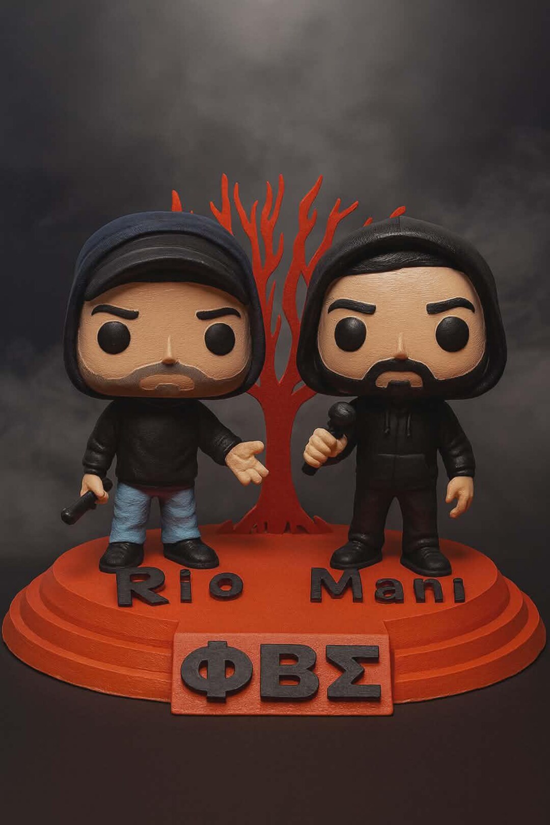 Custom Made FIVITASIGMA Greek Rap Group/hiphop /3dcustomhub/20cm With ...