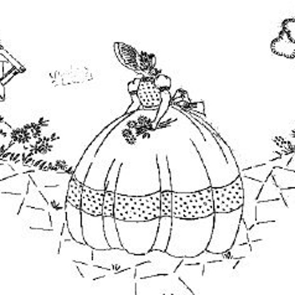 Crinoline Transfer - Etsy