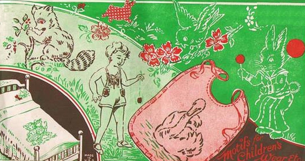 Baby / Nursery Animals Embroidery Pattern W965 - Etsy