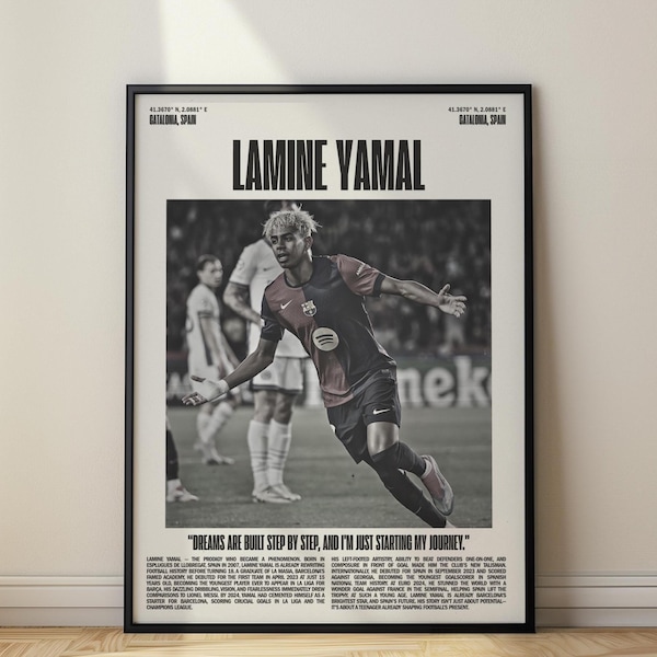 Lamine Yamal Poster - Etsy
