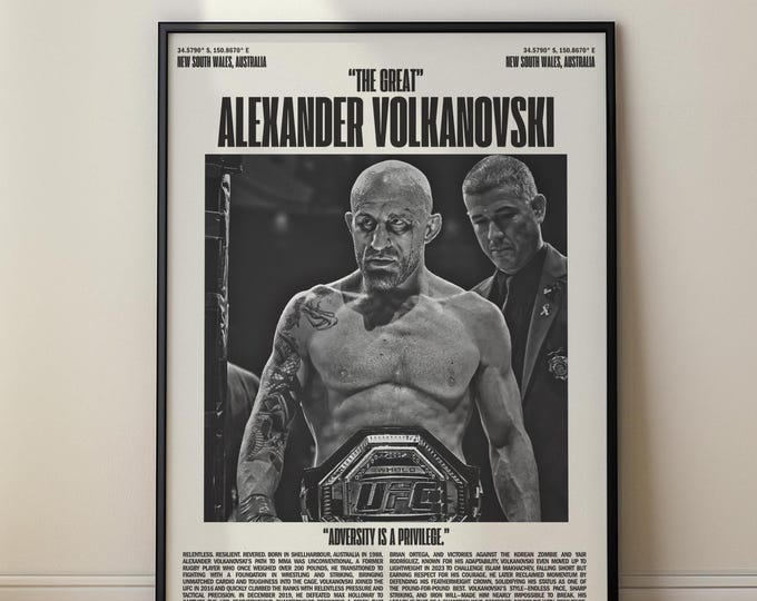 Custom UFC 326 Max Holloway Vs. Charles Oliveira 2 March 2026 Poster - Etsy