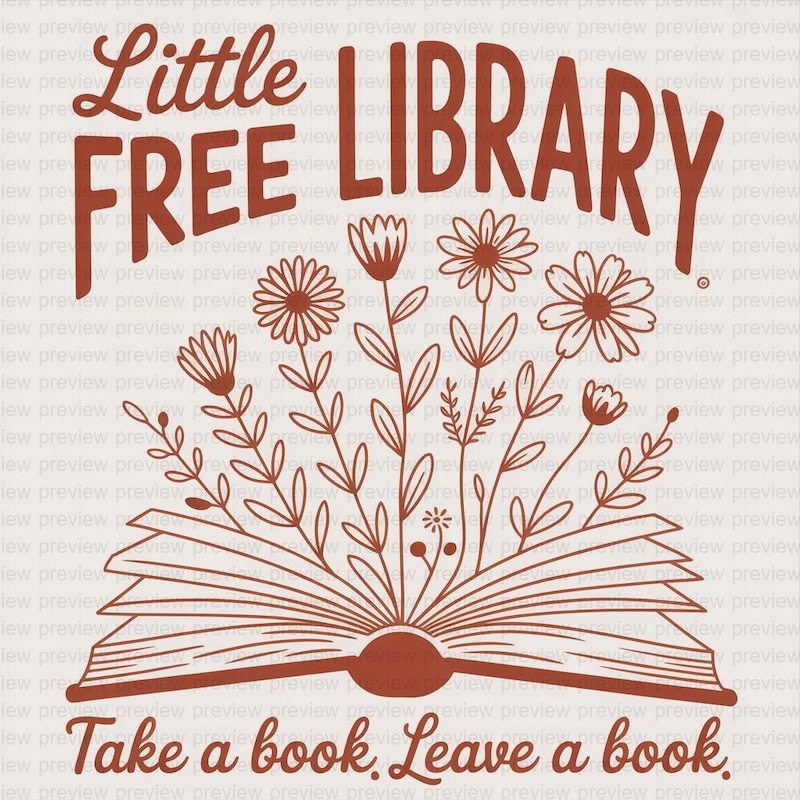 Little Free Library Sign - Etsy
