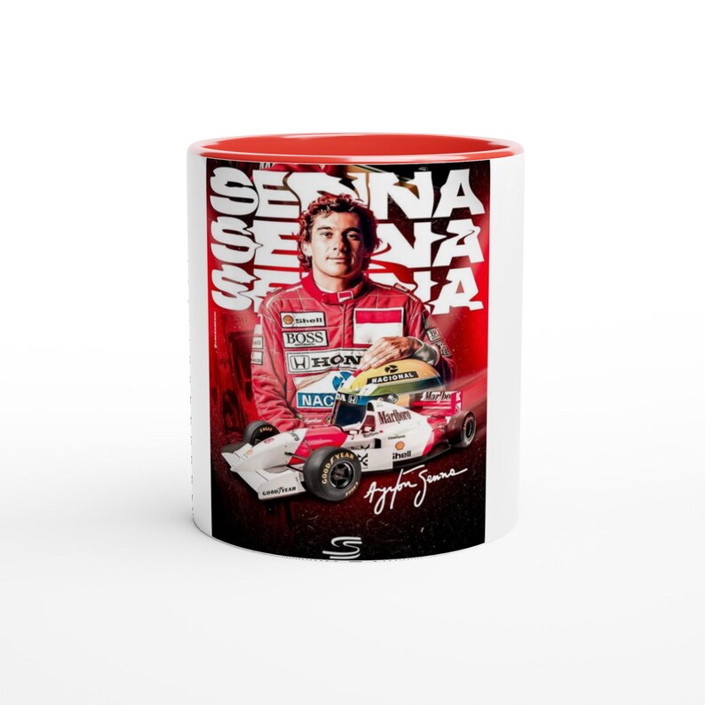 Ayrton Senna Mug – Mclaren F1 Racing Legend Coffee Cup - Etsy