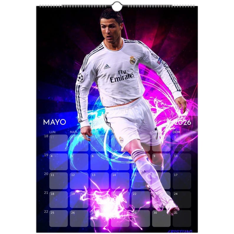 Calendario Cristiano Ronaldo 2026: La Trayectoria De Una Leyenda (todas Sus Etapas) - Etsy UK