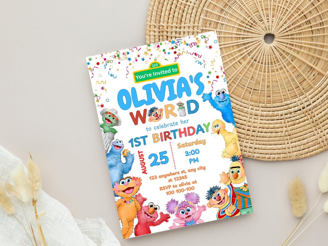 Birthday Invitation Template | Cute Birthday Invite| Kids Birthday ...