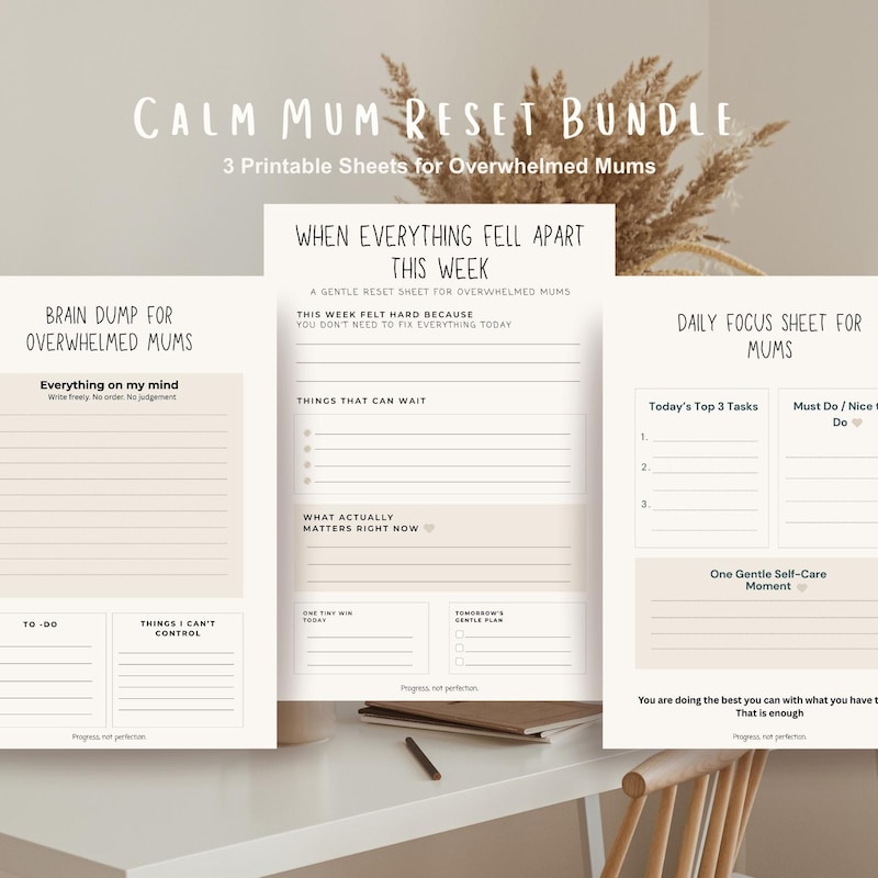 Overwhelmed Moms Planner - Etsy UK