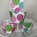 Smiley Face Pink Green Blue Wrappers , Emoji Cupcake Wrappers, Groovy ...