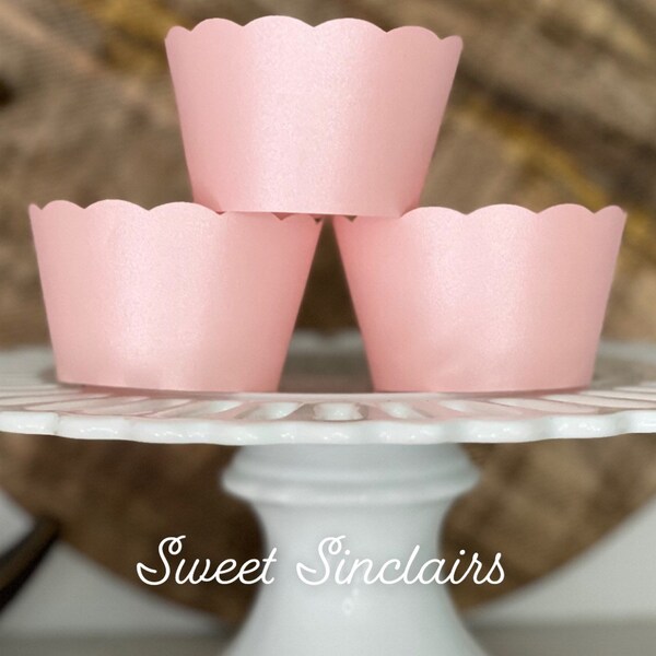 Pink Cupcake Wrapper - Etsy