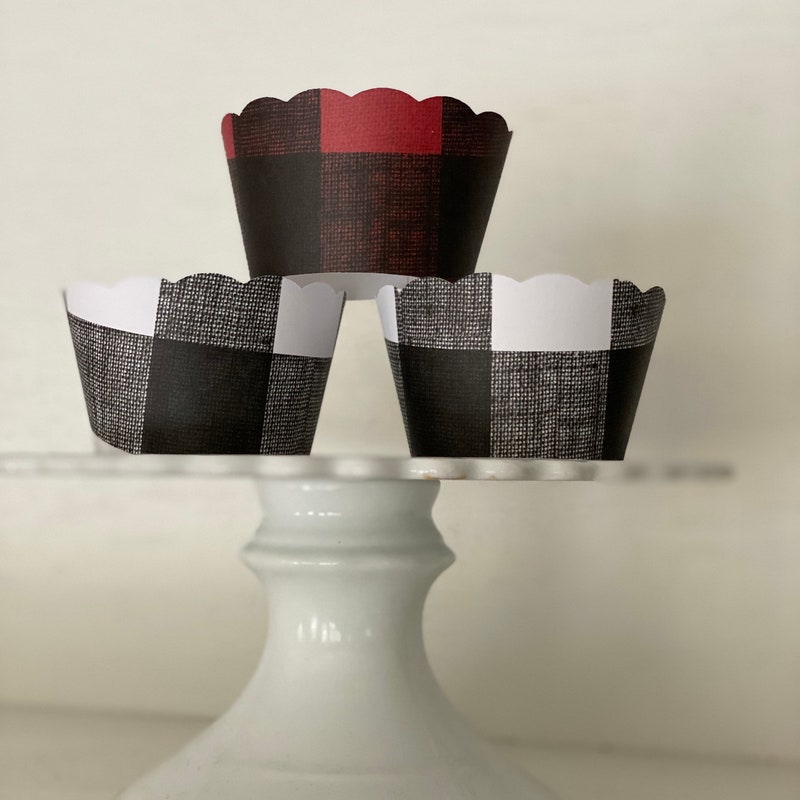 Plaid Cupcake Liners - Etsy