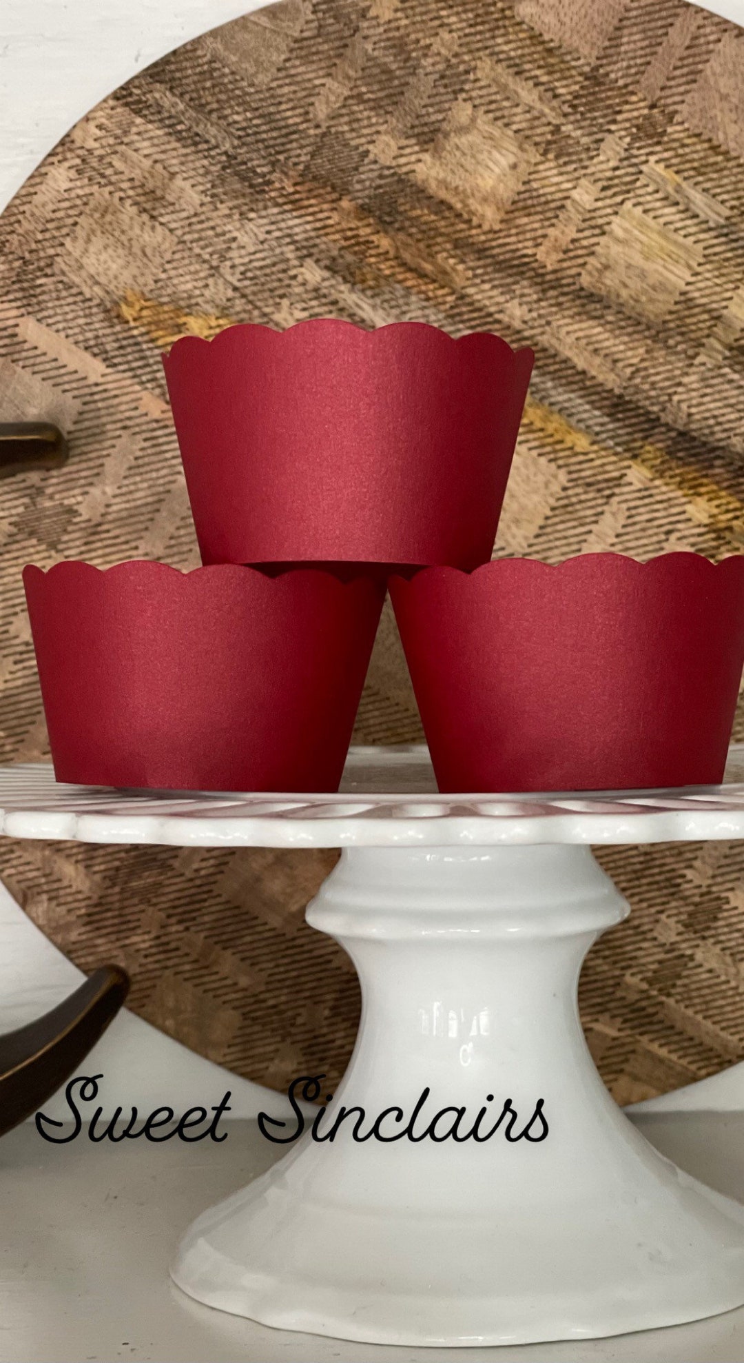 Lava Metallic Wrappers , Wine, Wedding Cupcake Wrappers, Birthday ...