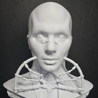 Hellraiser Chatterer Bust Statue Horror - Etsy