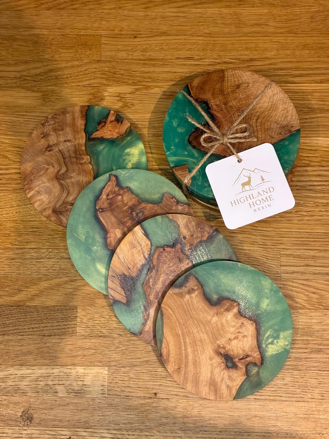 Elegantes Untersetzer Aus Holz Ebenbild