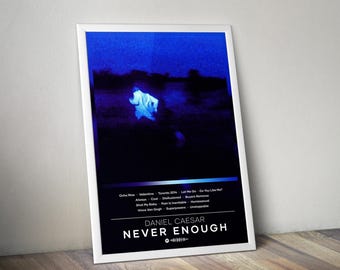 Daniel Caesar Poster Print | Never Enough Album Poster | Music Poster ...