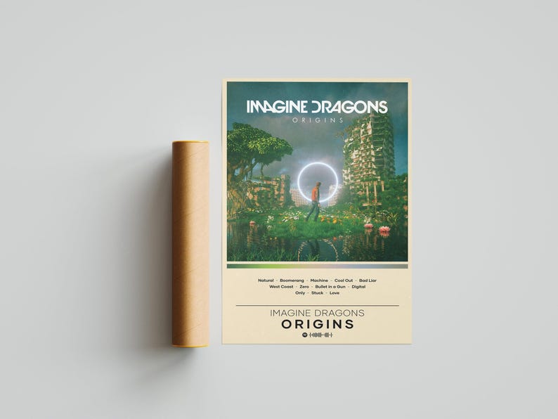 Imagine Dragons Poster Print | Origins Poster | Album Poster Print | 4 ...