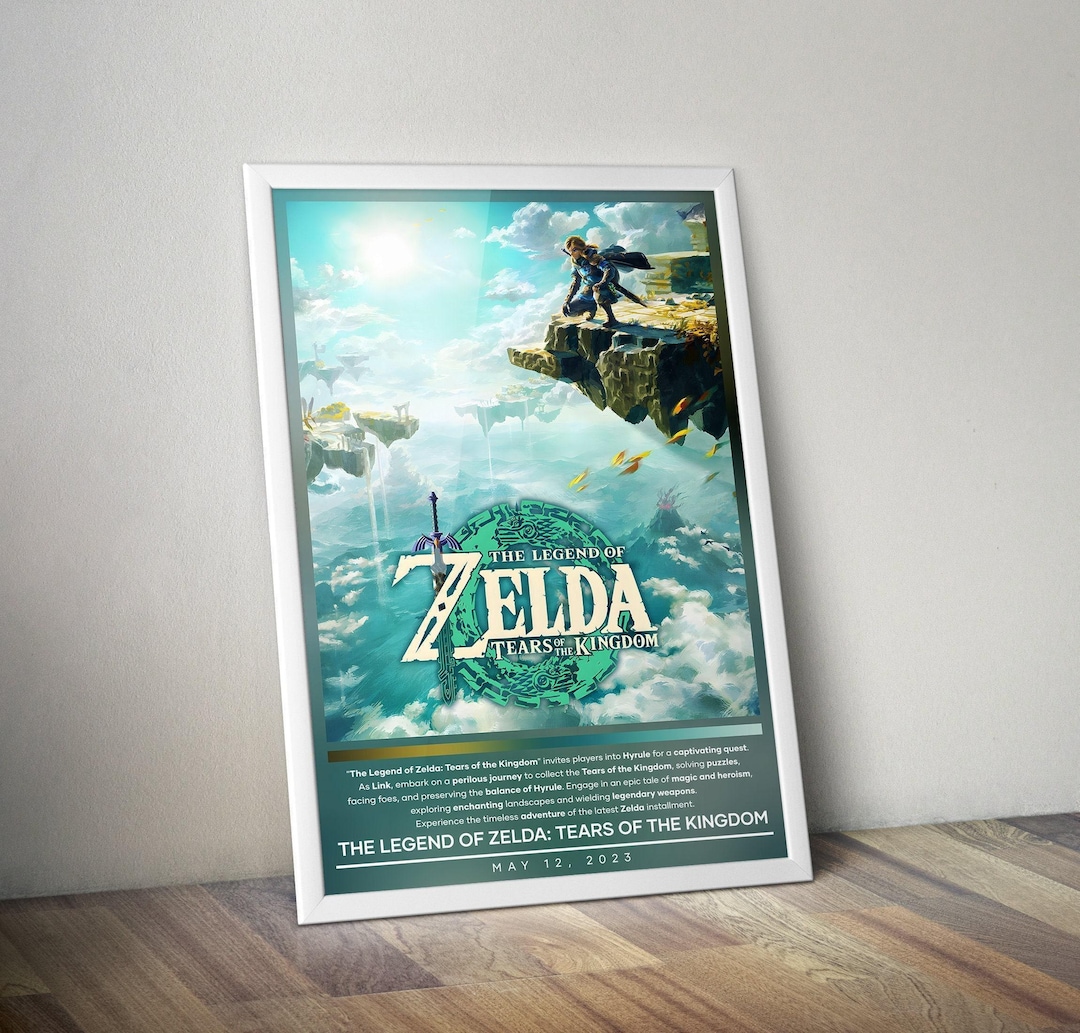 The Legend of Zelda: Tears of the Kingdom Poster | Legend of Zelda ...