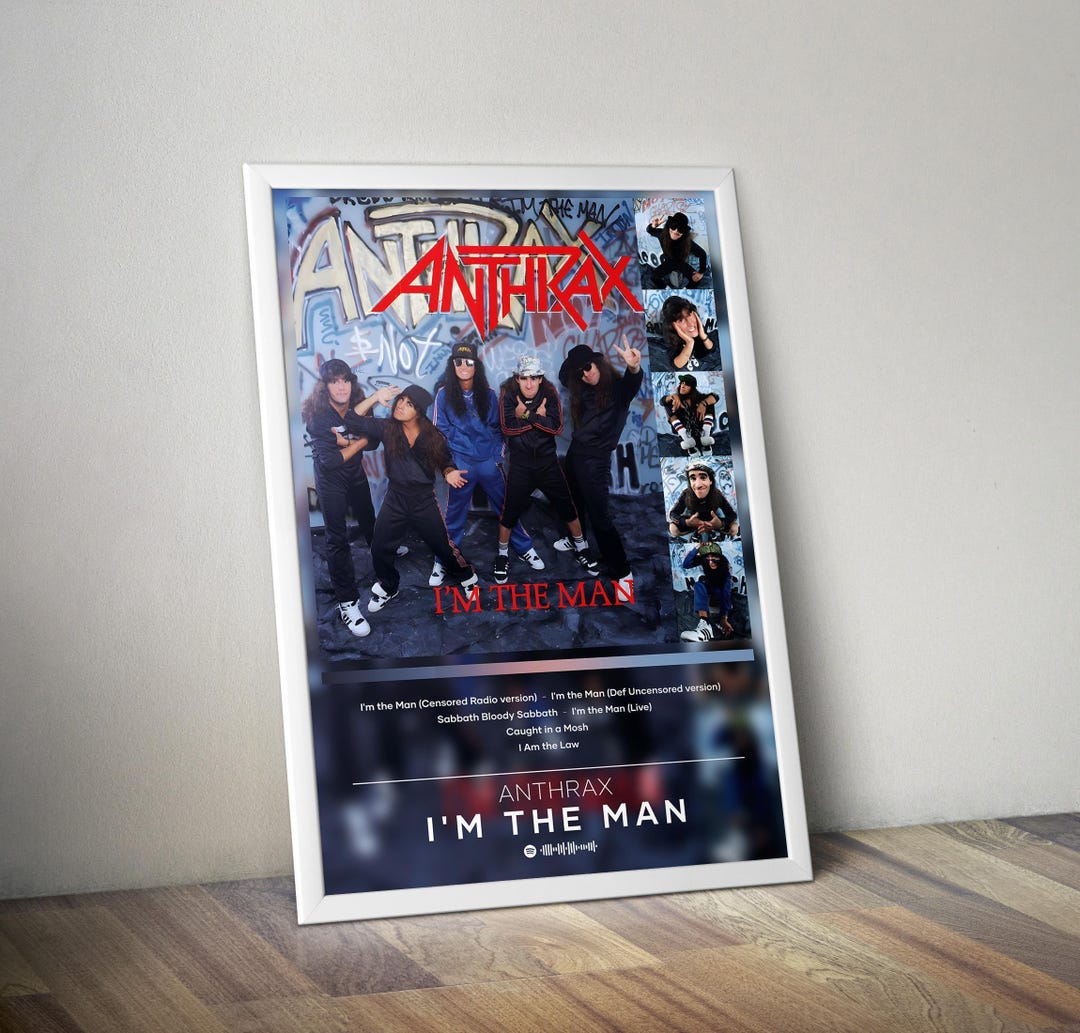 Anthrax Poster Print | I'm the Man Poster | Album Poster Print | 4 ...