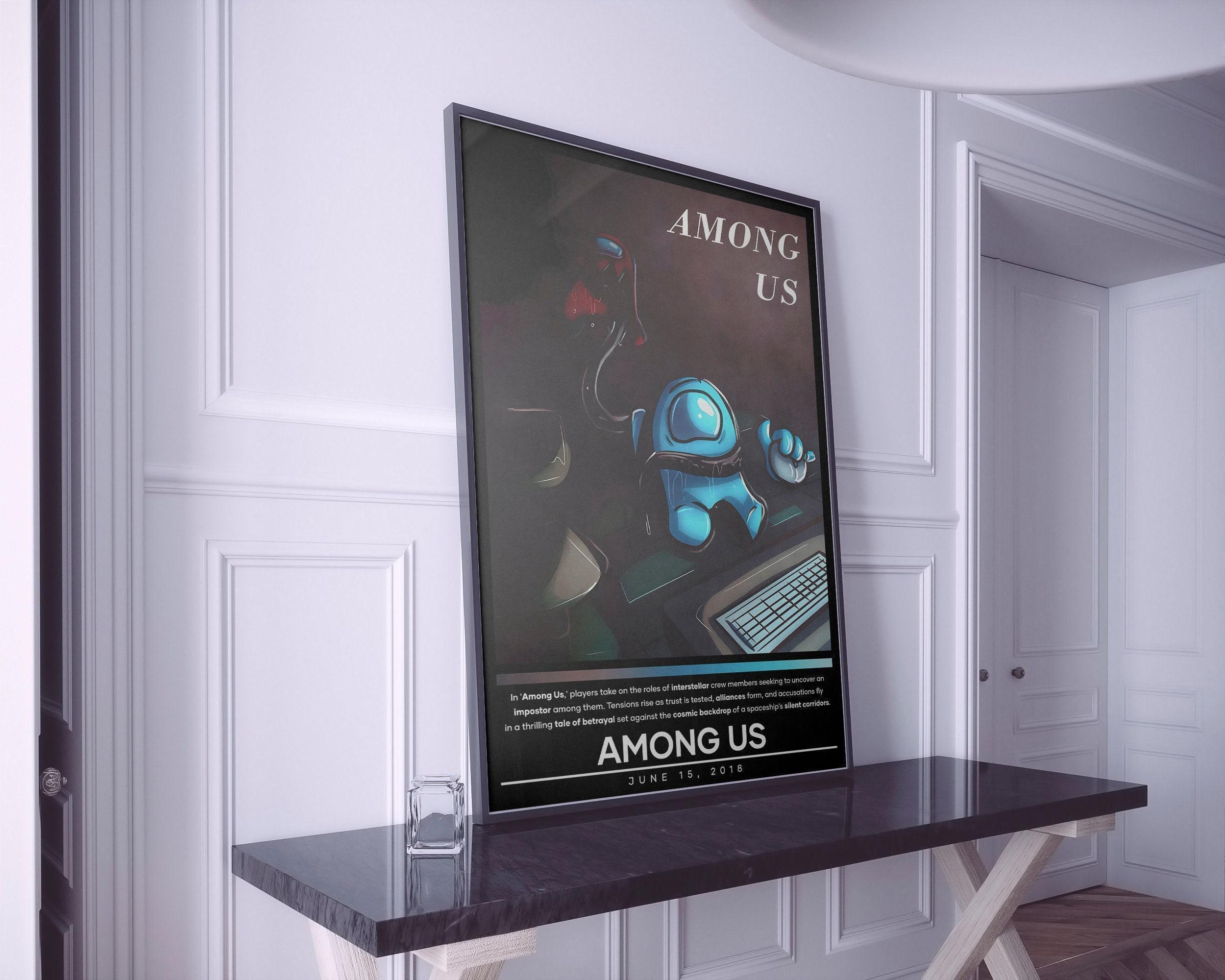 Among Us Poster | Among Us Prints | Gaming Poster | 4 Colors | Video ...